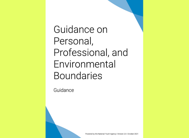 Guidance on Personal, Professional and Environmental Boundaries ...