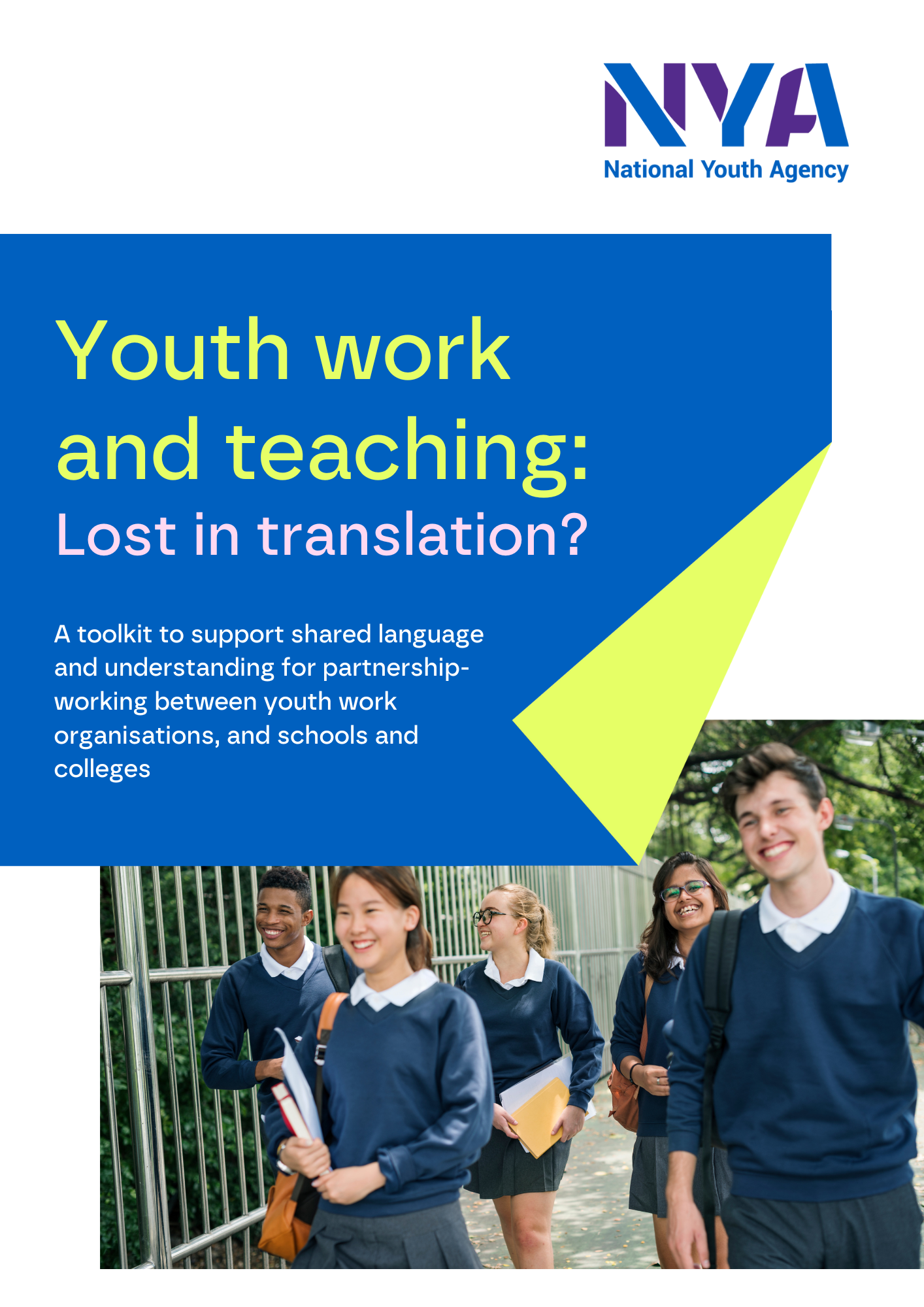 Youth work with schools - National Youth Agency